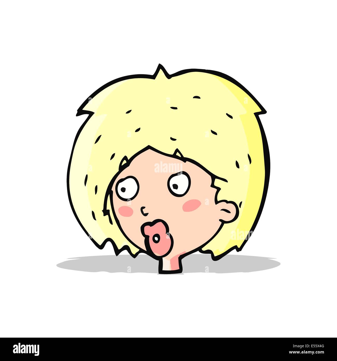 cartoon woman looking Stock Vector Image & Art - Alamy