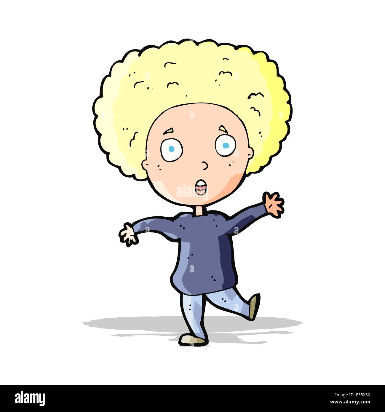 cartoon startled person Stock Vector Image & Art - Alamy