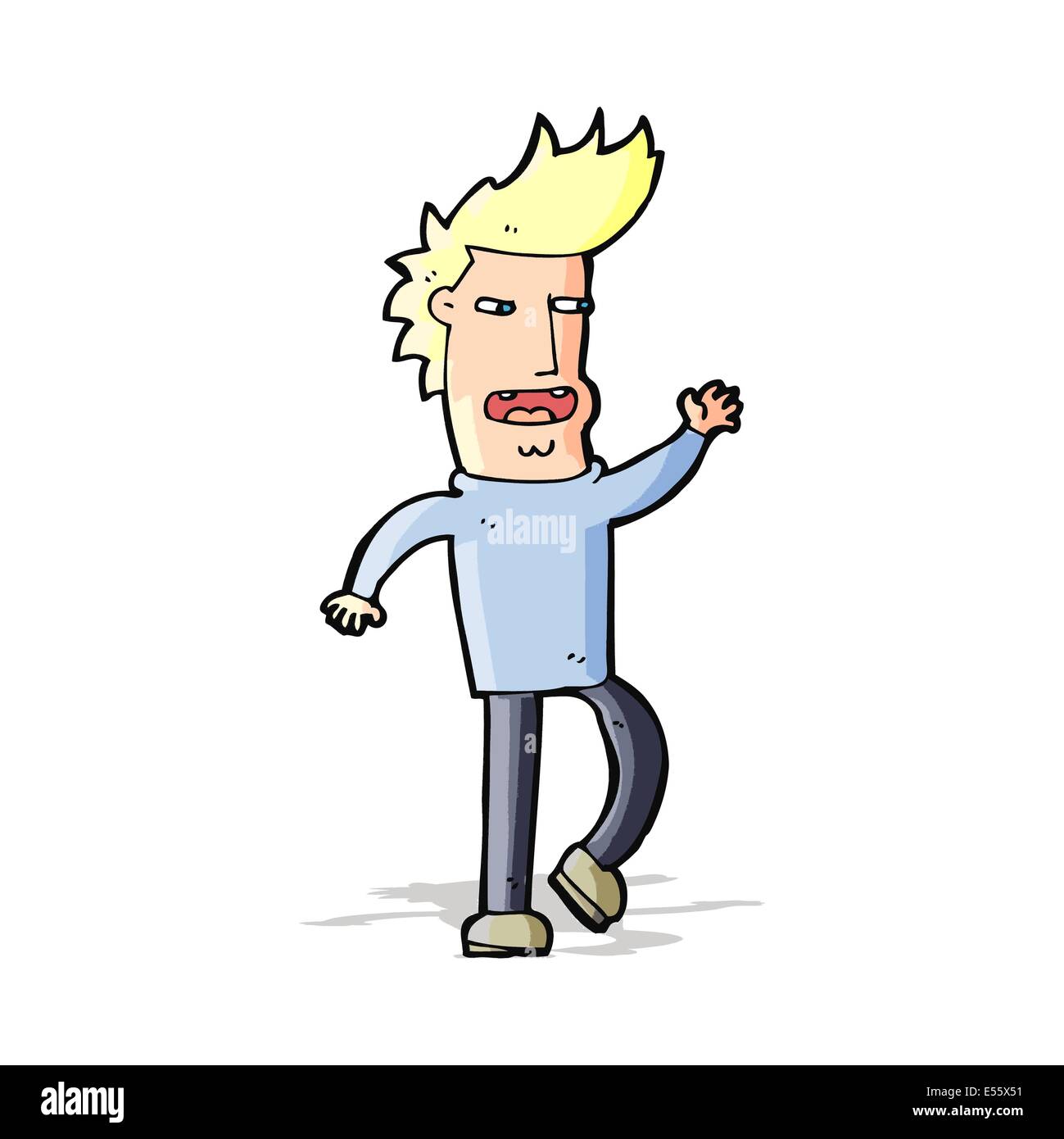 cartoon loudmouth man Stock Vector Image & Art - Alamy