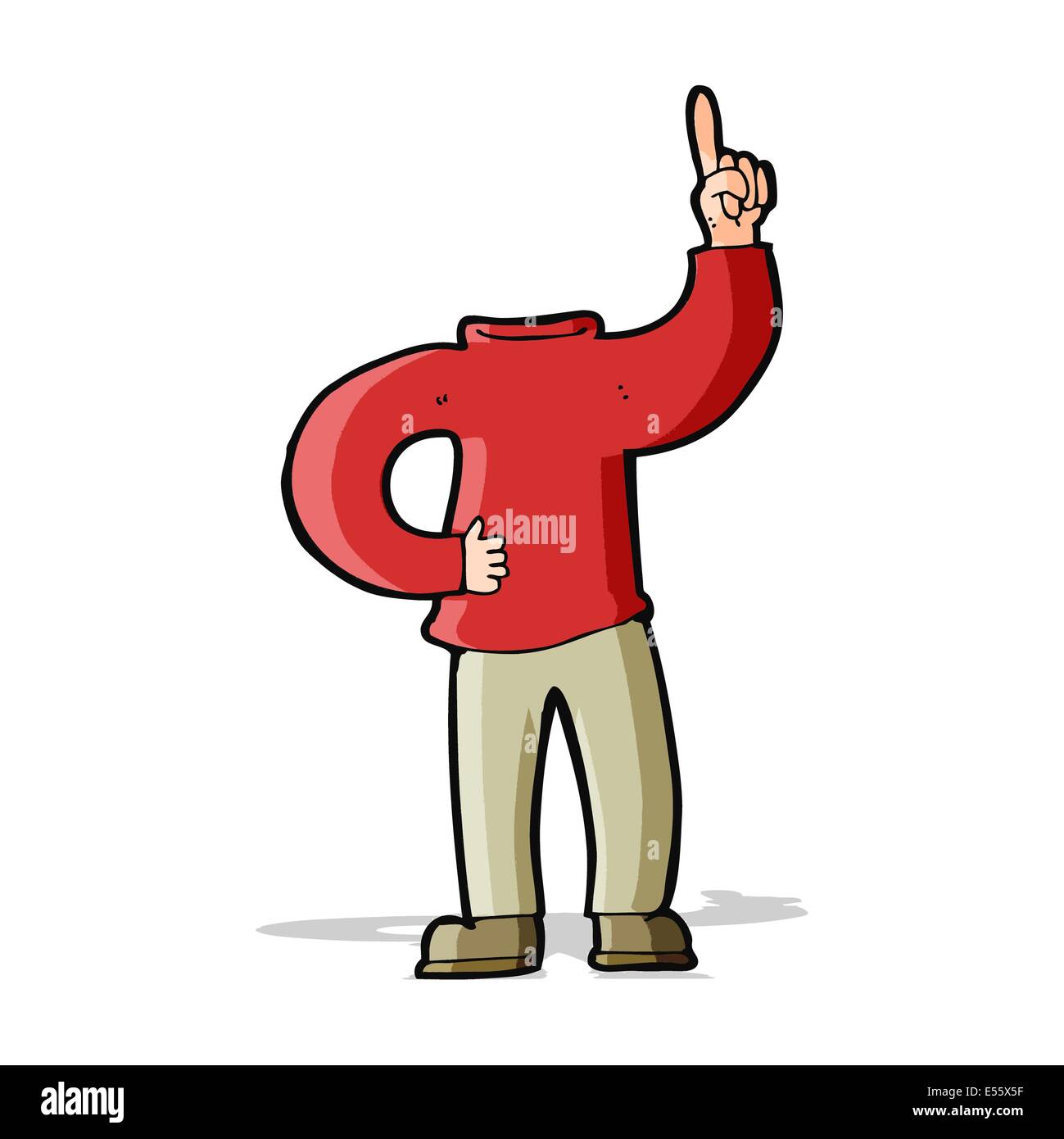 Cartoon headless body hi-res stock photography and images - Alamy