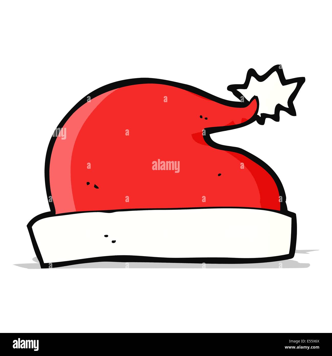 cartoon santa hat Stock Vector Image & Art - Alamy