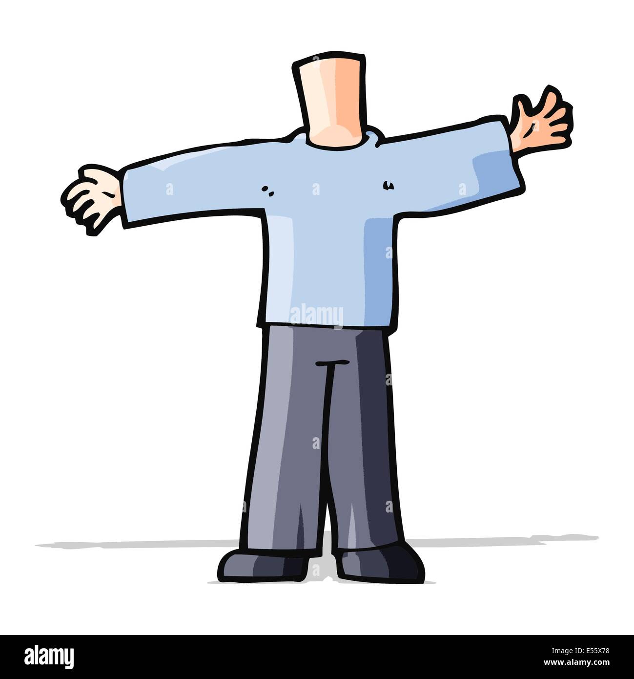 cartoon body with open arms (mix and match cartoons or add own photos ...