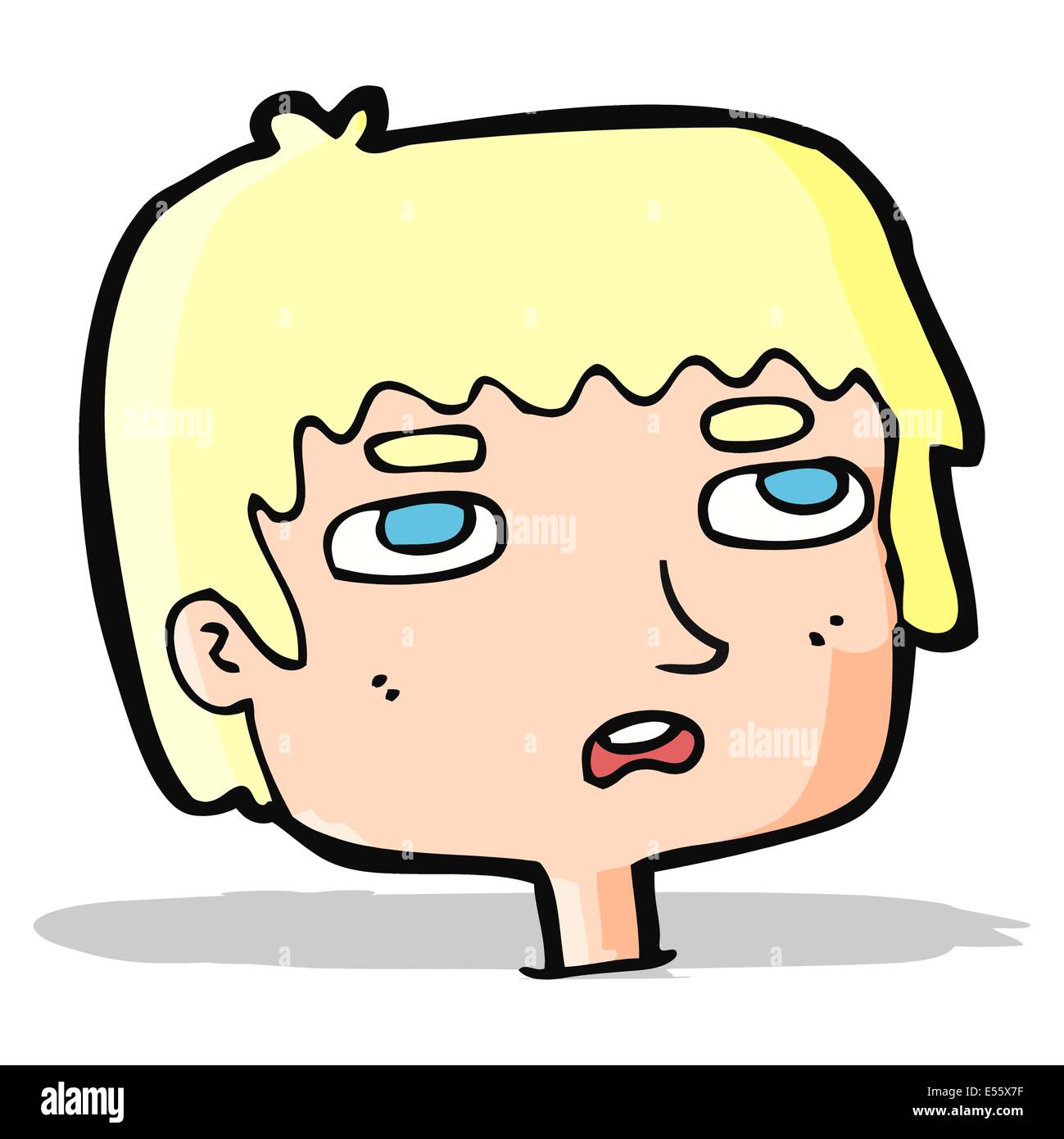 cartoon unhappy face Stock Vector Image & Art - Alamy