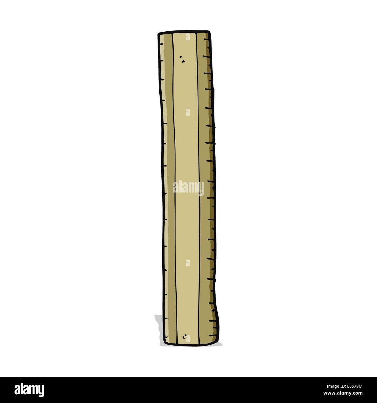 cartoon wooden ruler Stock Vector Image & Art - Alamy
