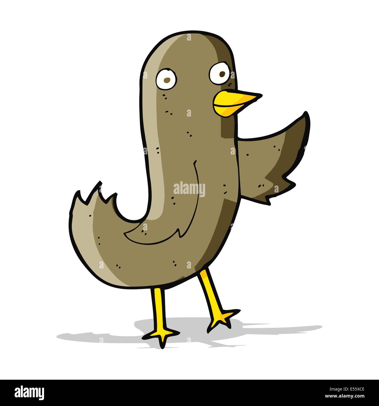 funny cartoon bird Stock Vector Image & Art - Alamy