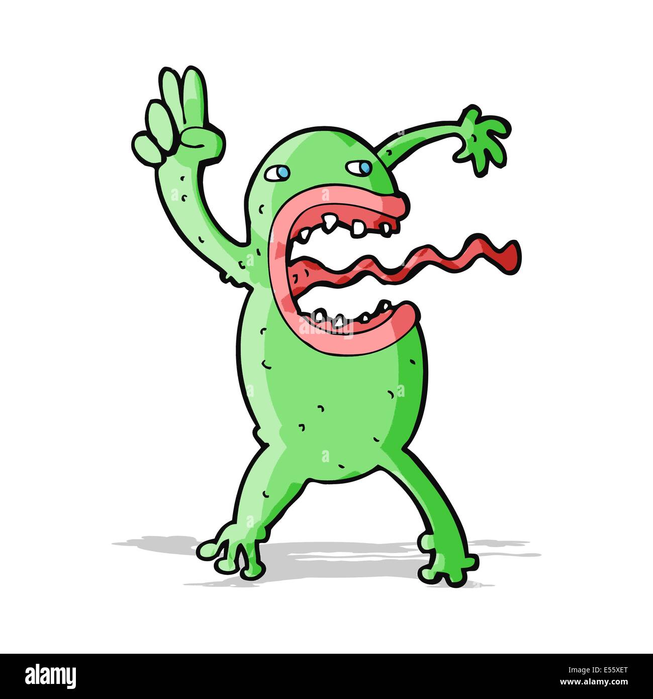 cartoon crazy frog Stock Vector Image & Art - Alamy