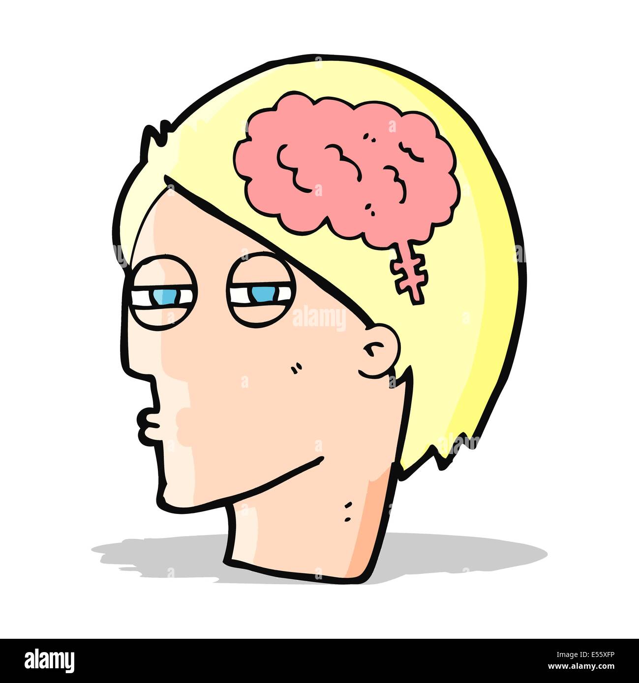 cartoon man thinking carefully Stock Vector Image & Art - Alamy