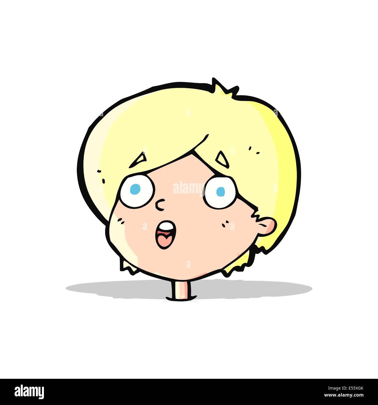 cartoon amazed expression Stock Vector Image & Art - Alamy