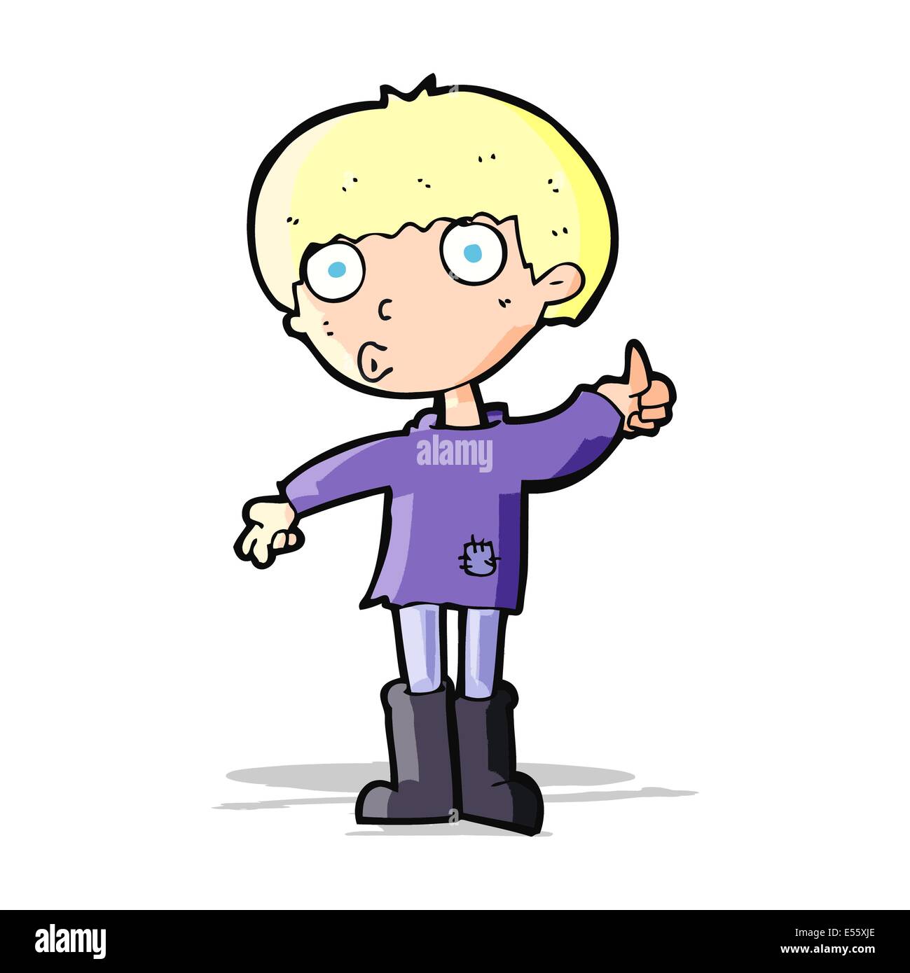 carton boy asking question Stock Vector Image & Art - Alamy