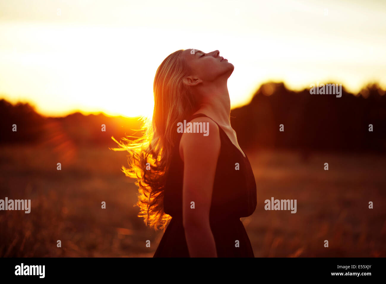 Woman silhouette hi-res stock photography and images - Alamy