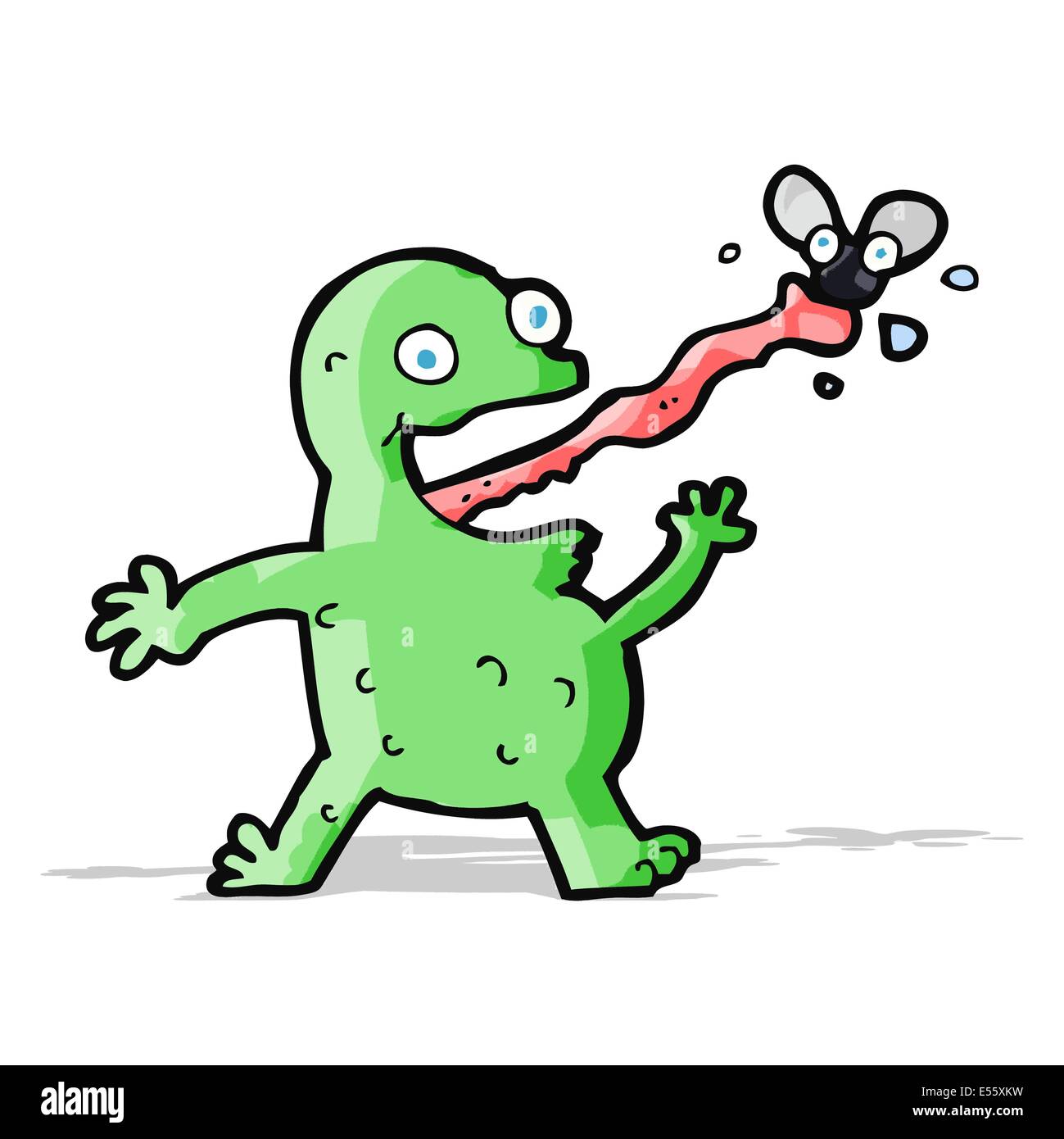 Catching toad Stock Vector Images - Alamy