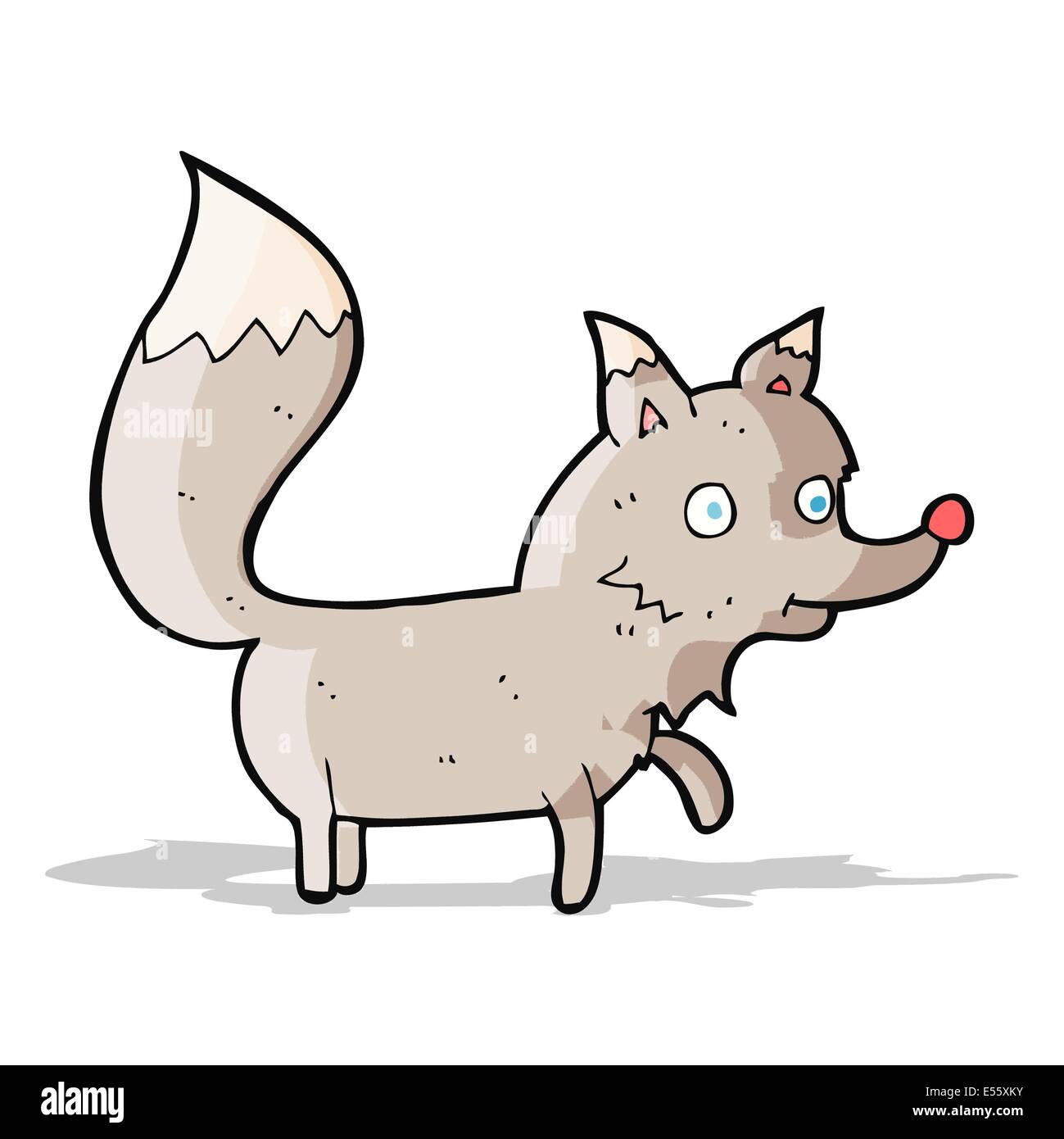 Cartoon Wolf Cub Stock Vector Image And Art Alamy