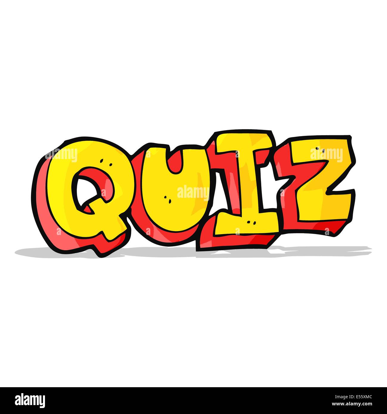 Cartoon Quiz Sign Stock Photos & Cartoon Quiz Sign Stock Images - Alamy