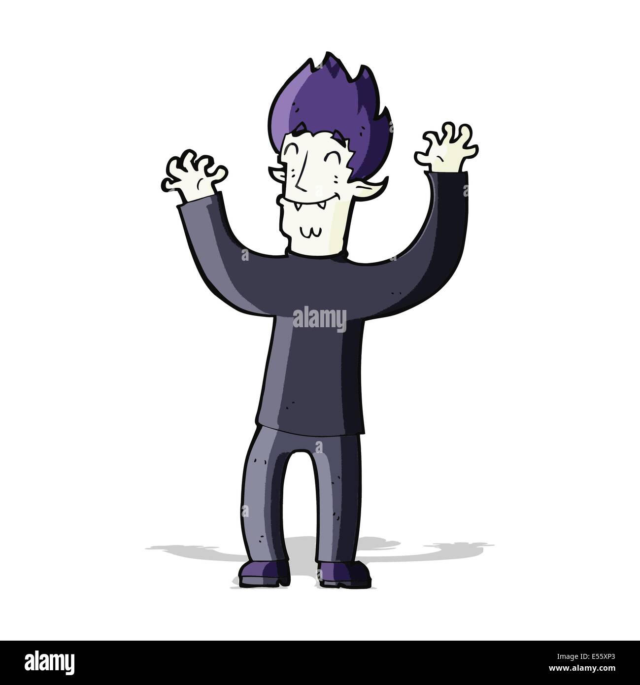 cartoon happy vampire man Stock Vector Image & Art - Alamy