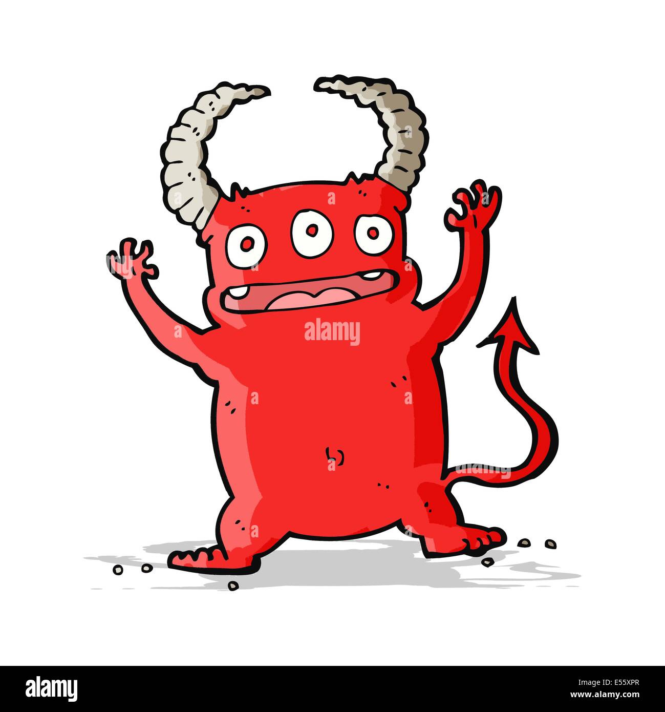 cartoon little devil Stock Vector Image & Art - Alamy