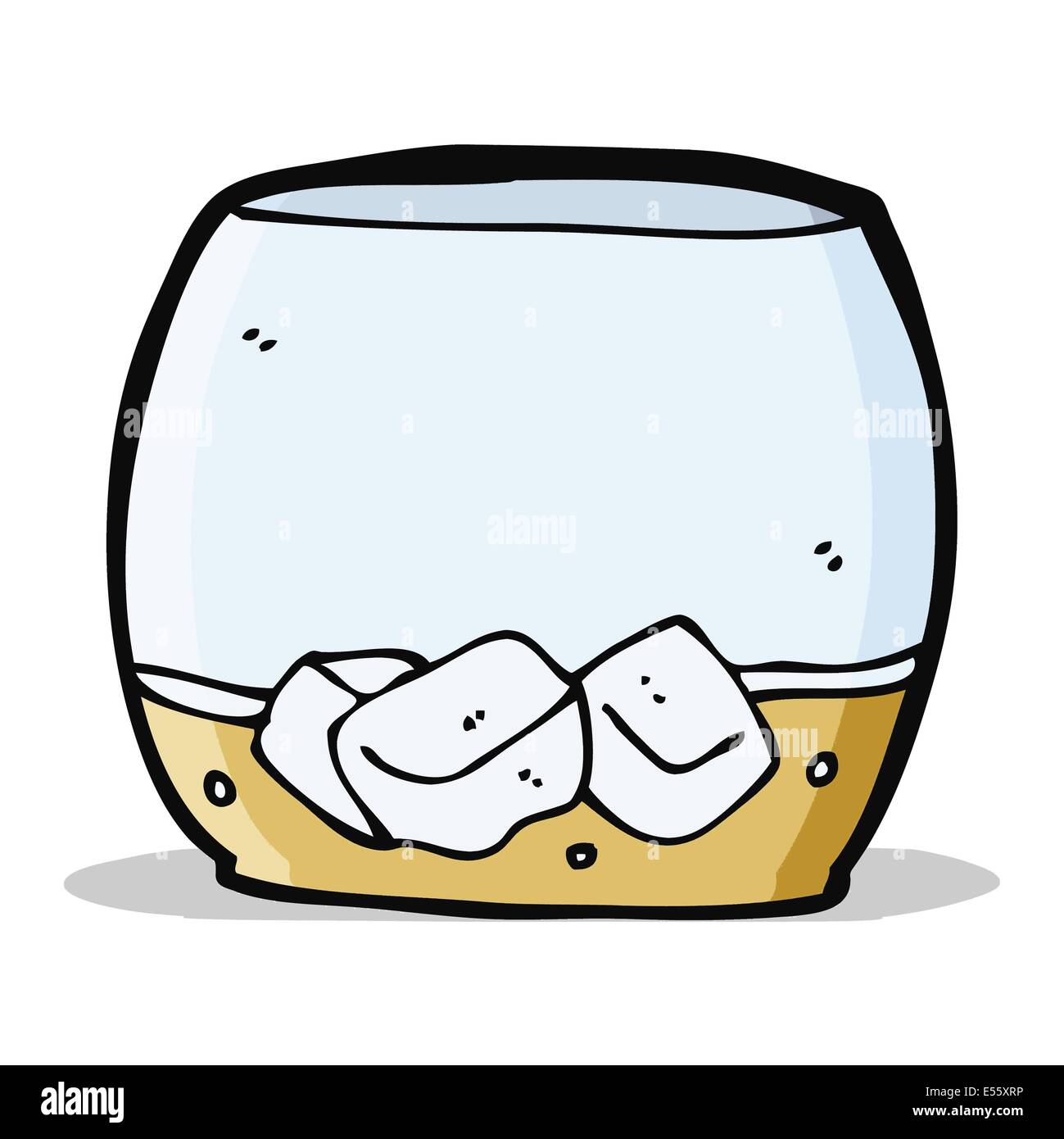 cartoon whisky in glass Stock Vector Image & Art - Alamy