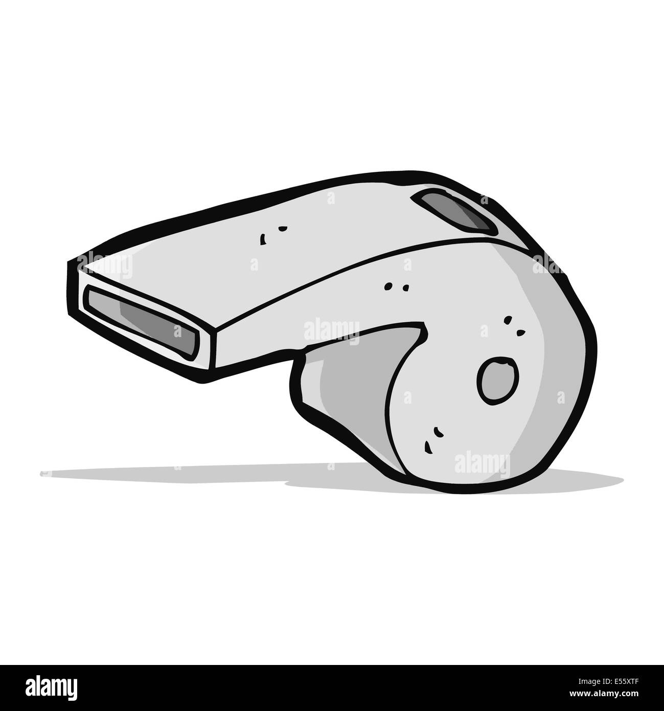 Cartoon whistle Black and White Stock Photos & Images - Alamy