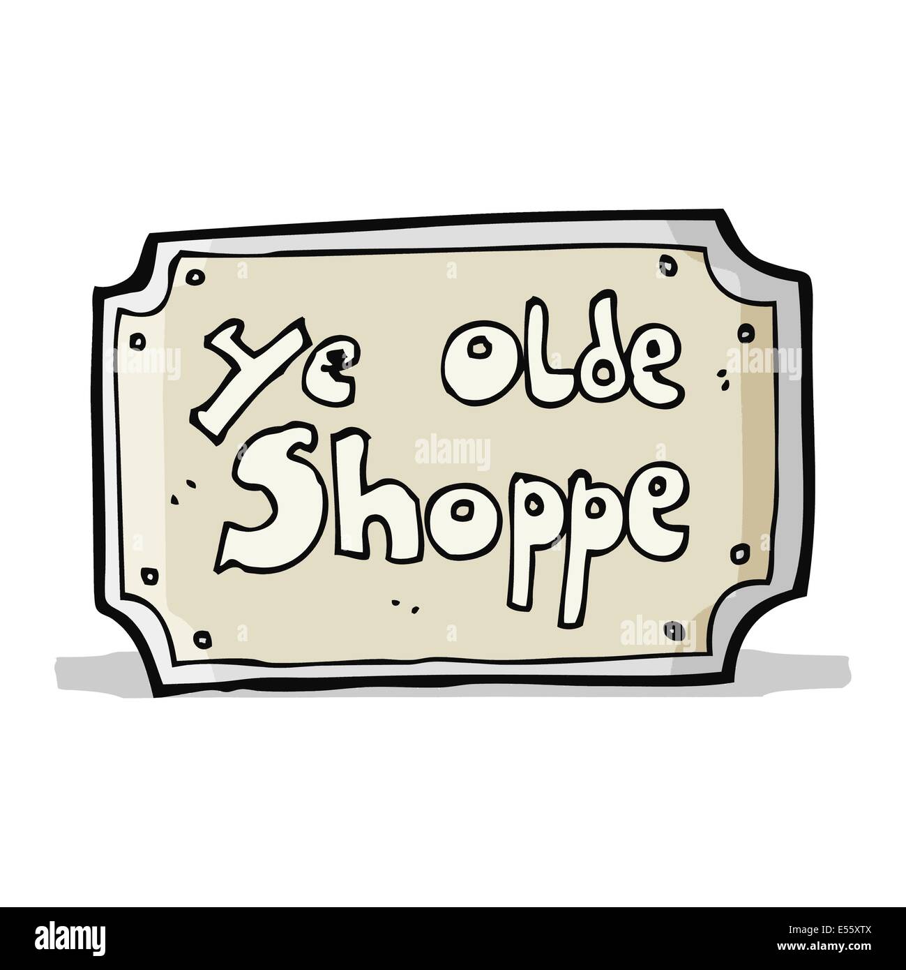 Quirky shop sign Stock Vector Images - Alamy