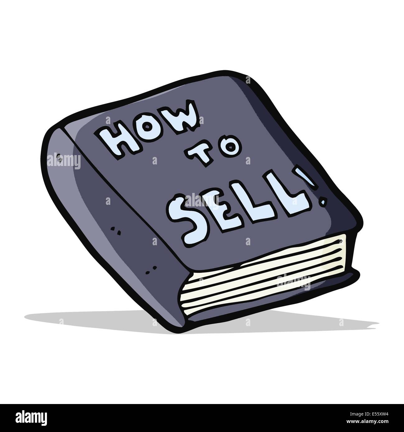 cartoon how to sell book Stock Vector Image & Art - Alamy