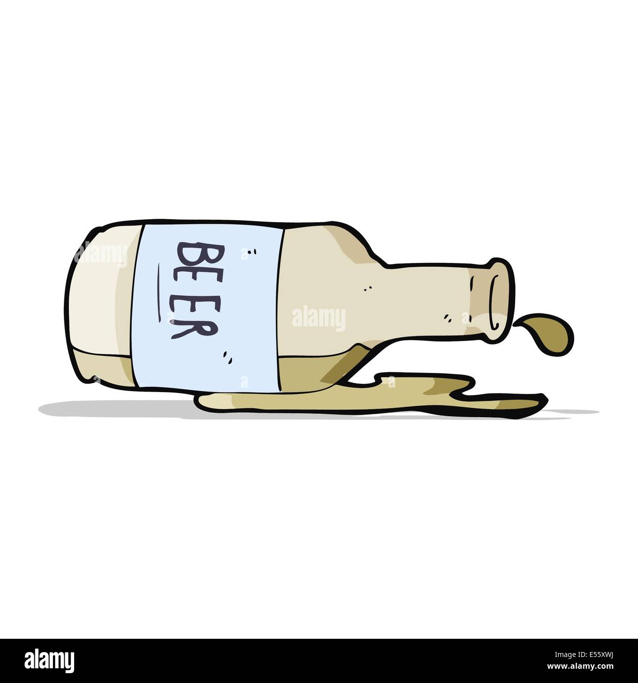 cartoon spilled beer Stock Vector Image & Art - Alamy