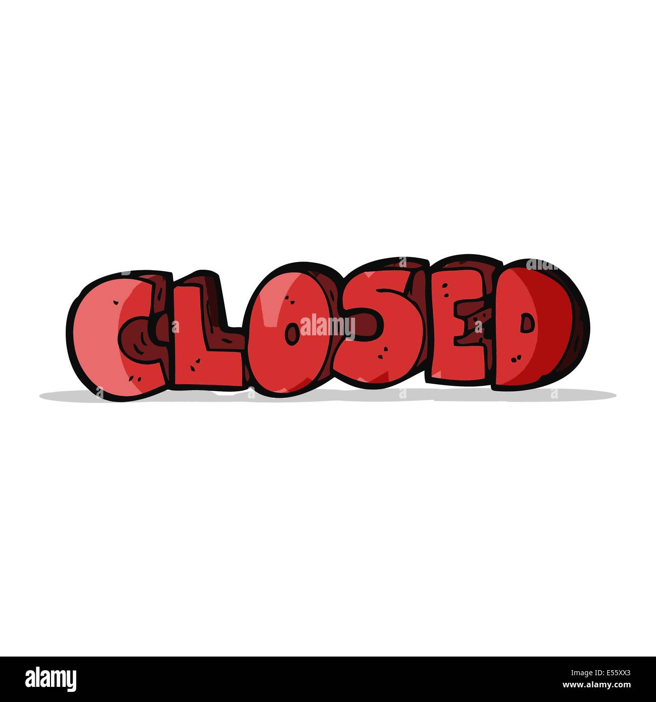 cartoon closed symbol Stock Vector Image & Art - Alamy