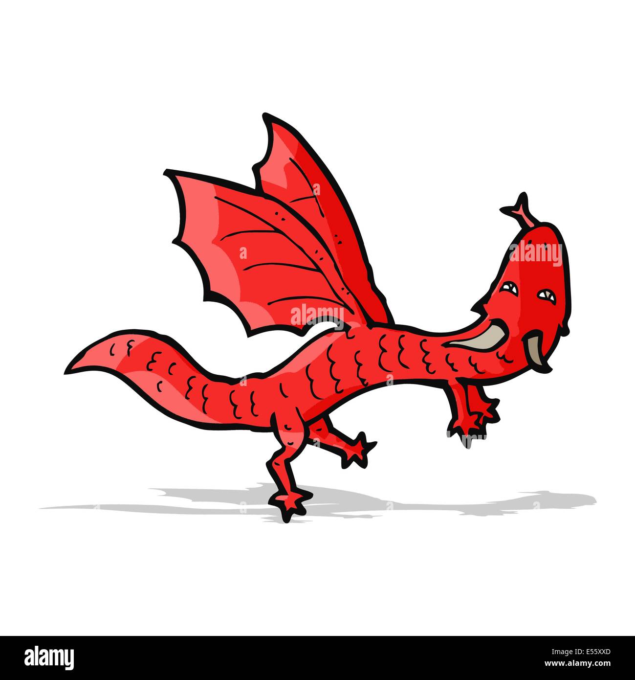 cartoon little dragon Stock Vector Image & Art - Alamy