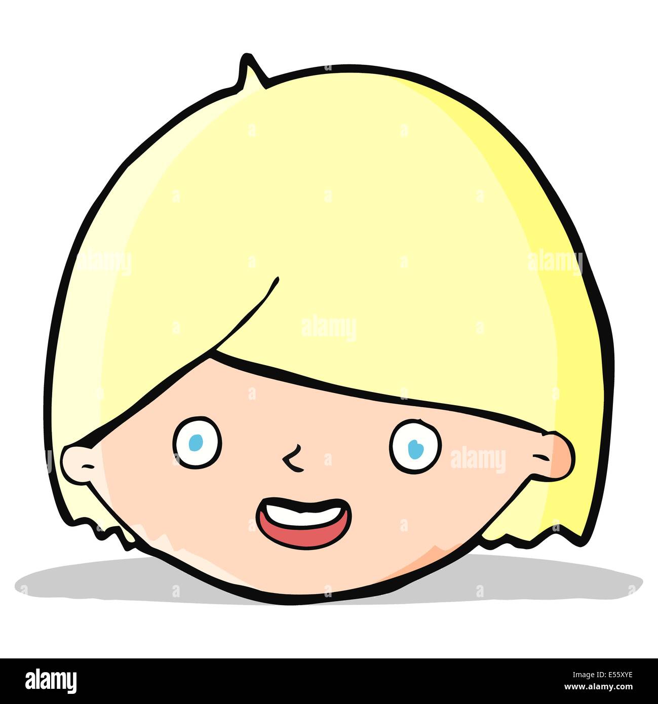 cartoon happy face Stock Vector Image & Art - Alamy