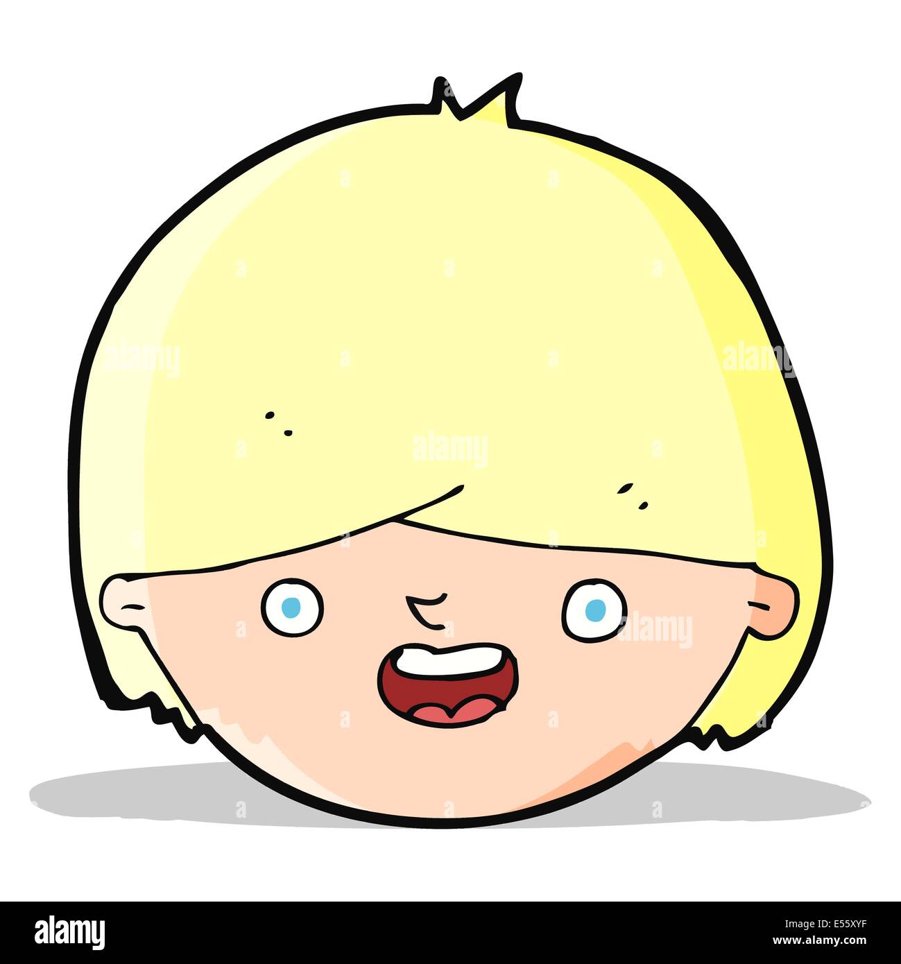cartoon happy face Stock Vector Image & Art - Alamy