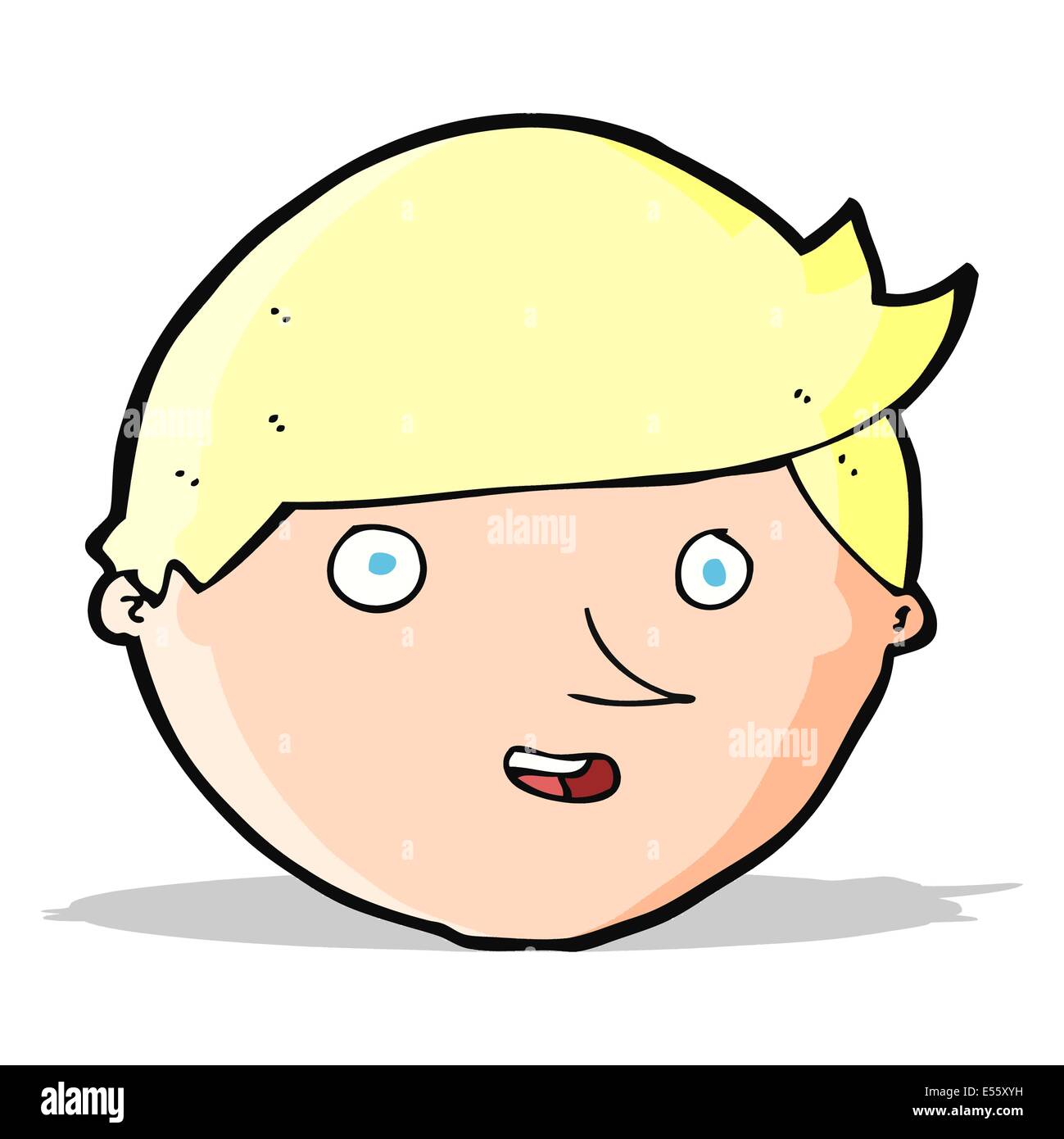 cartoon happy face Stock Vector Image & Art - Alamy