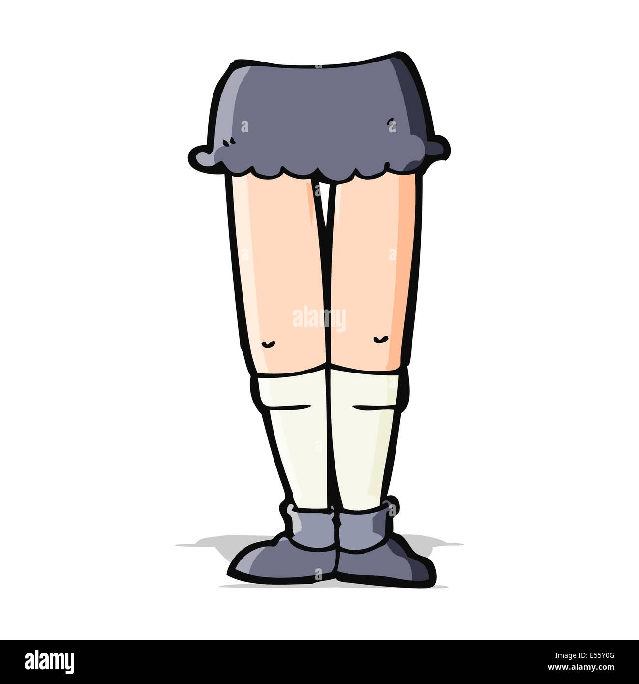 cartoon female legs Stock Vector Image & Art - Alamy