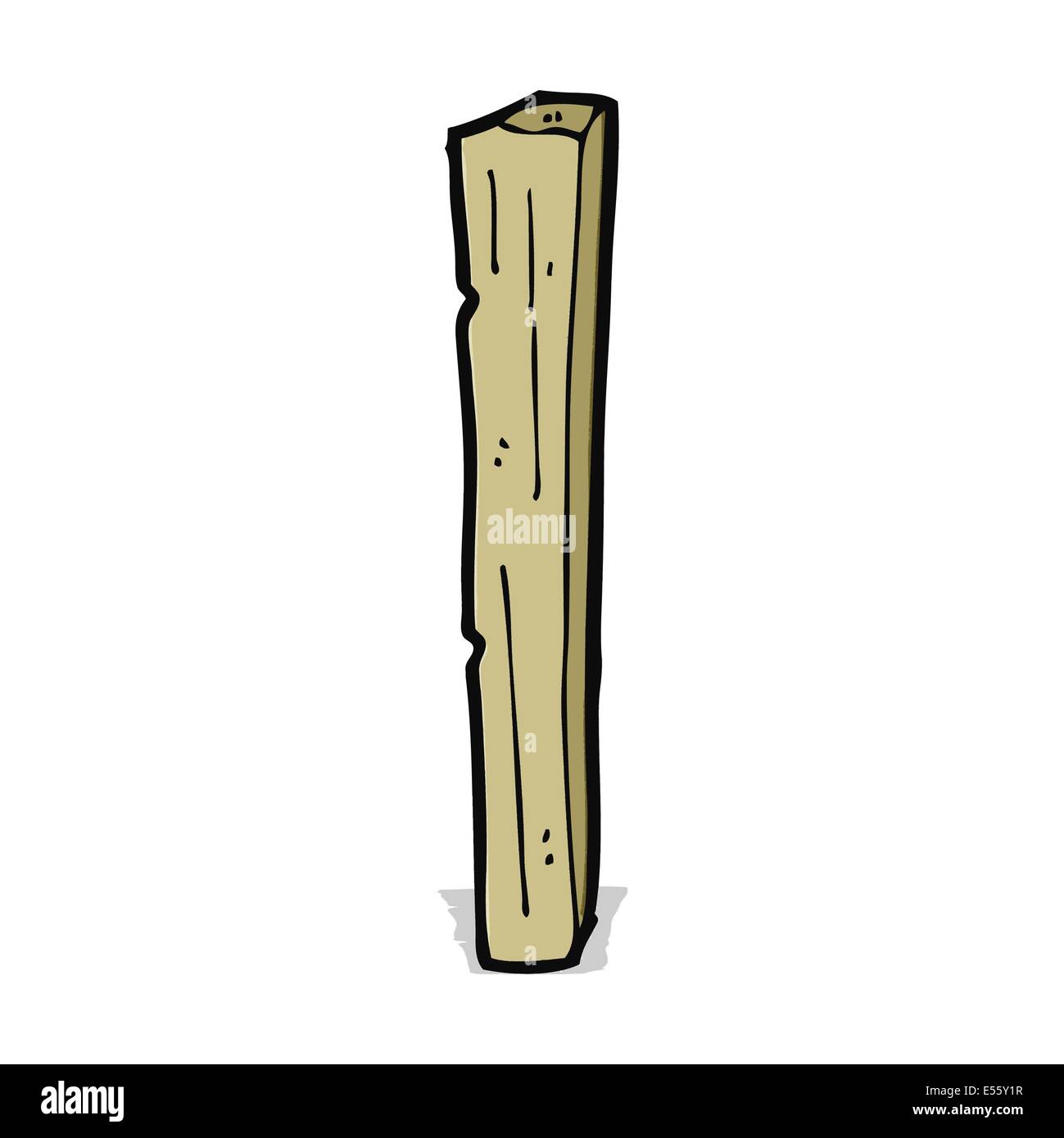 cartoon wooden post Stock Vector Image & Art - Alamy