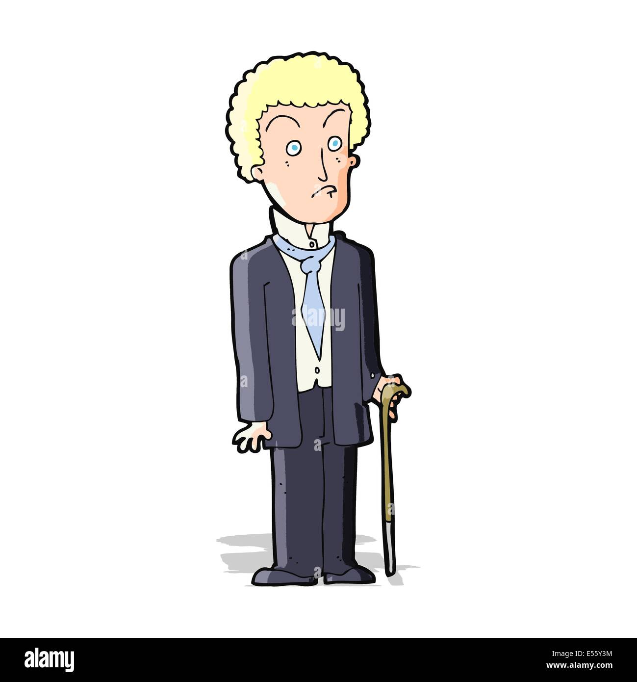 Surprised gentleman Stock Vector Images - Alamy