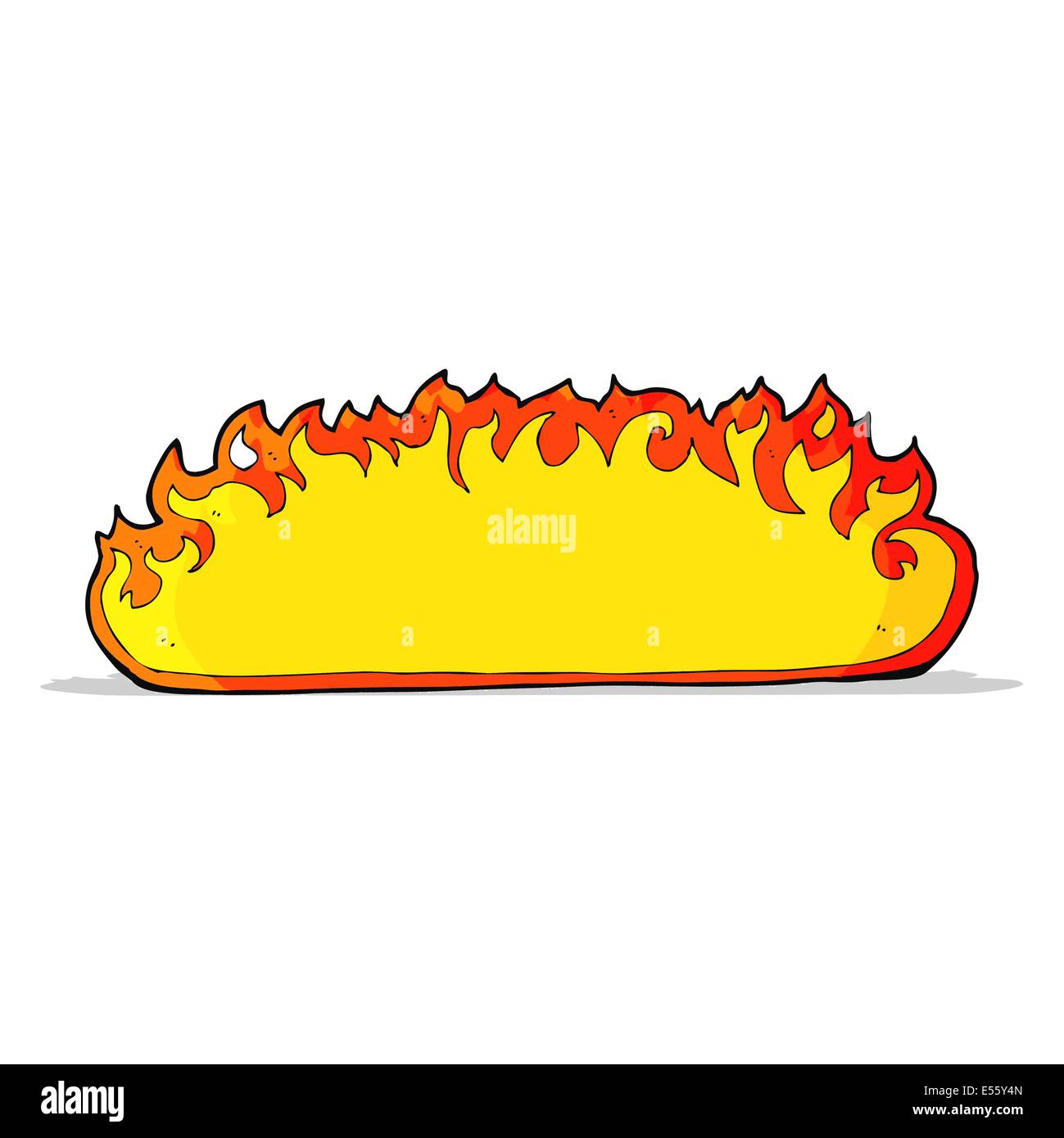Fire flames border vector Cut Out Stock Images & Pictures - Alamy