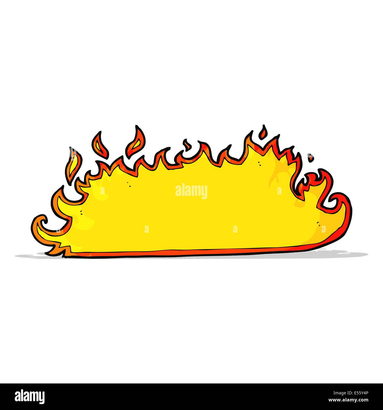 cartoon fire border Stock Vector Image & Art - Alamy