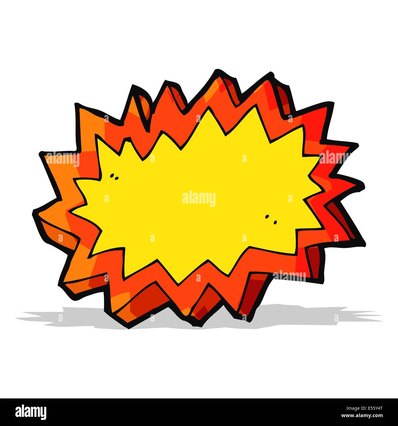 cartoon explosion symbol Stock Vector Image & Art - Alamy