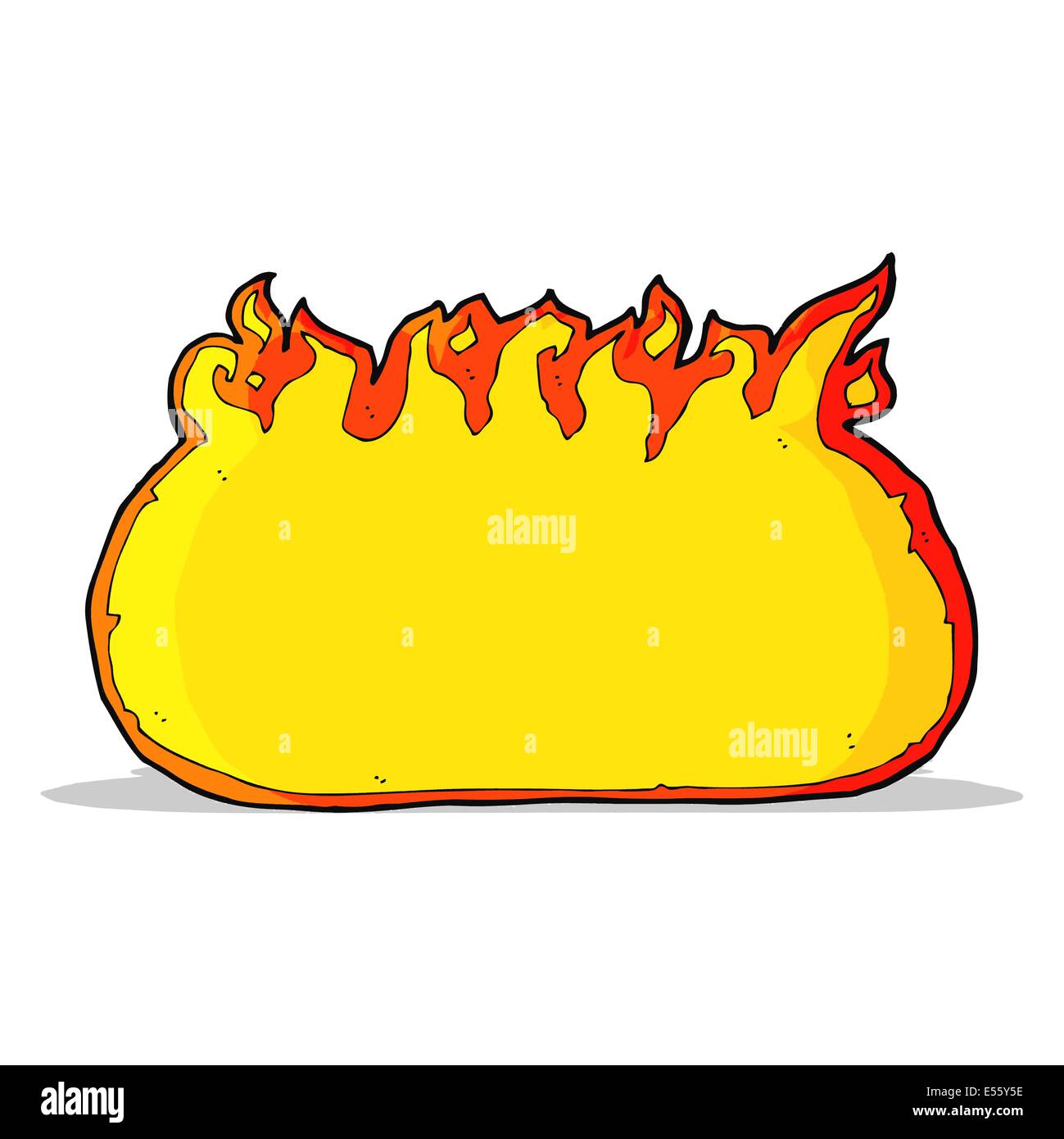 Cartoon fire border hi-res stock photography and images - Alamy