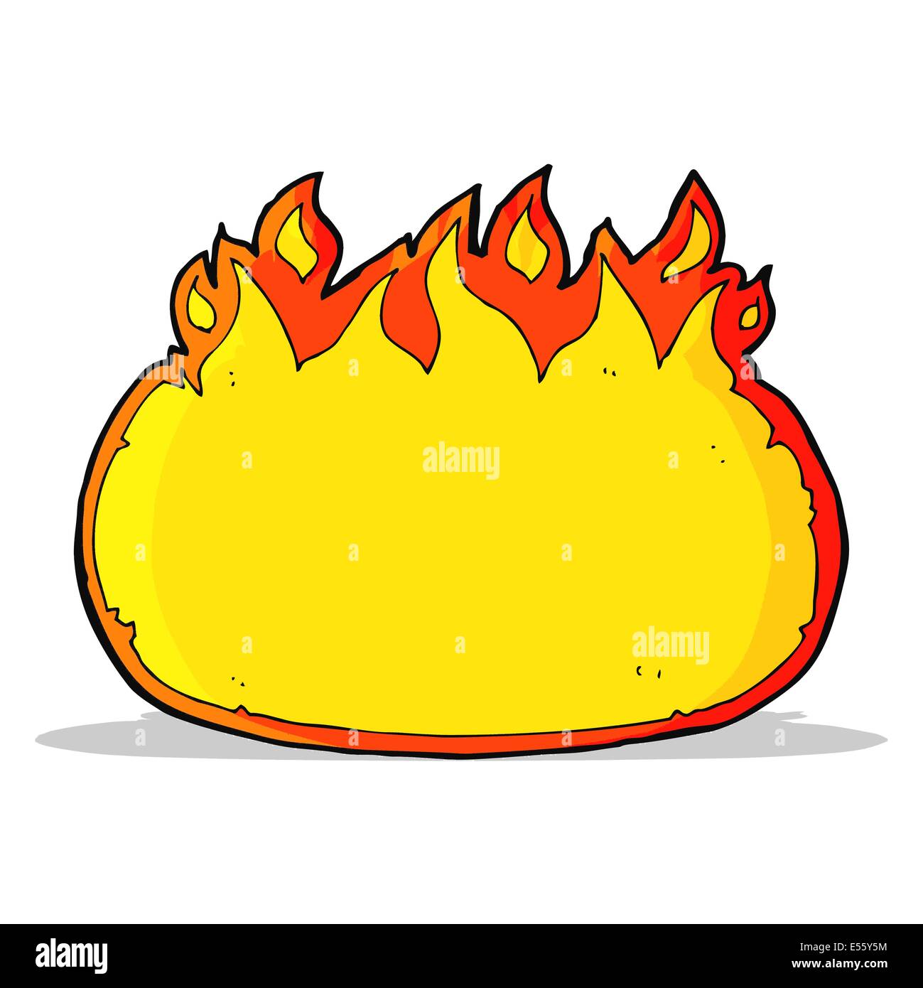 cartoon fire border Stock Vector Image & Art - Alamy