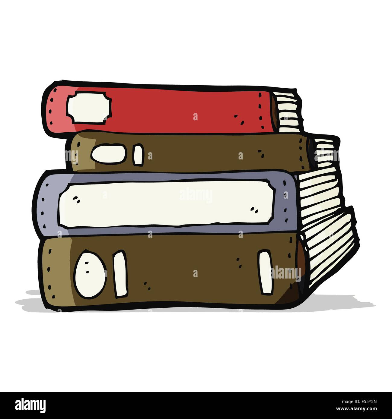 cartoon old books Stock Vector Image & Art - Alamy