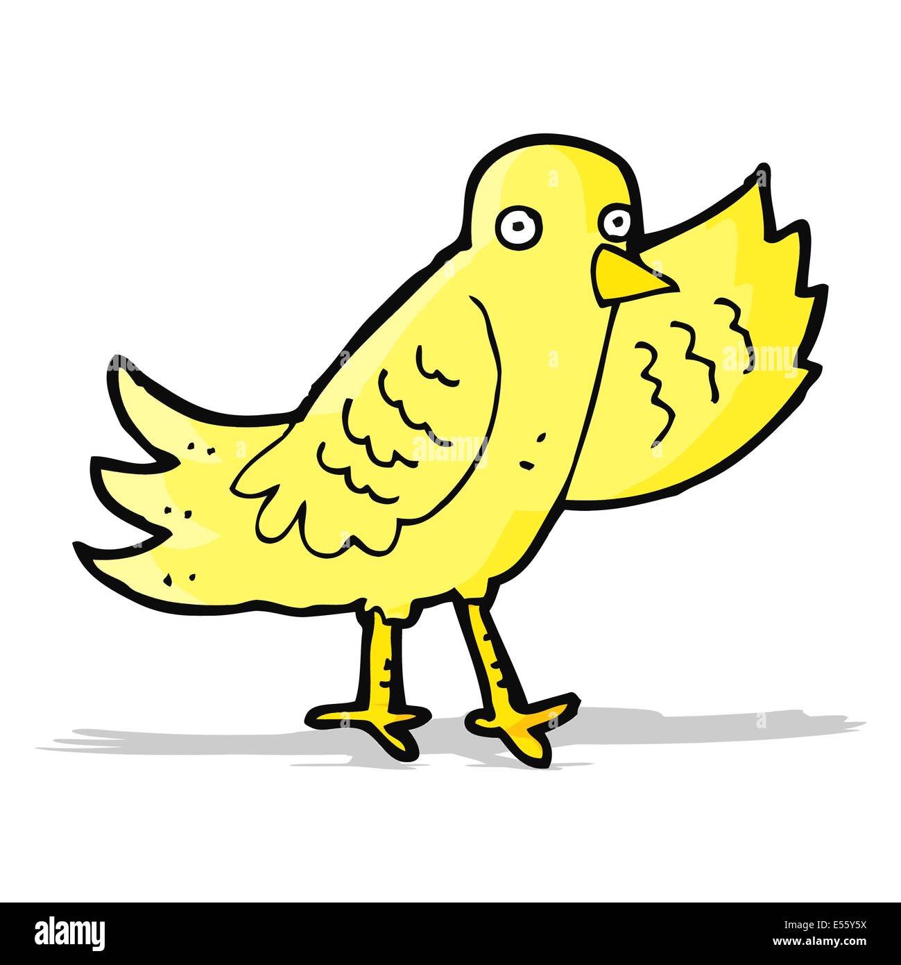 cartoon waving bird Stock Vector Image & Art - Alamy