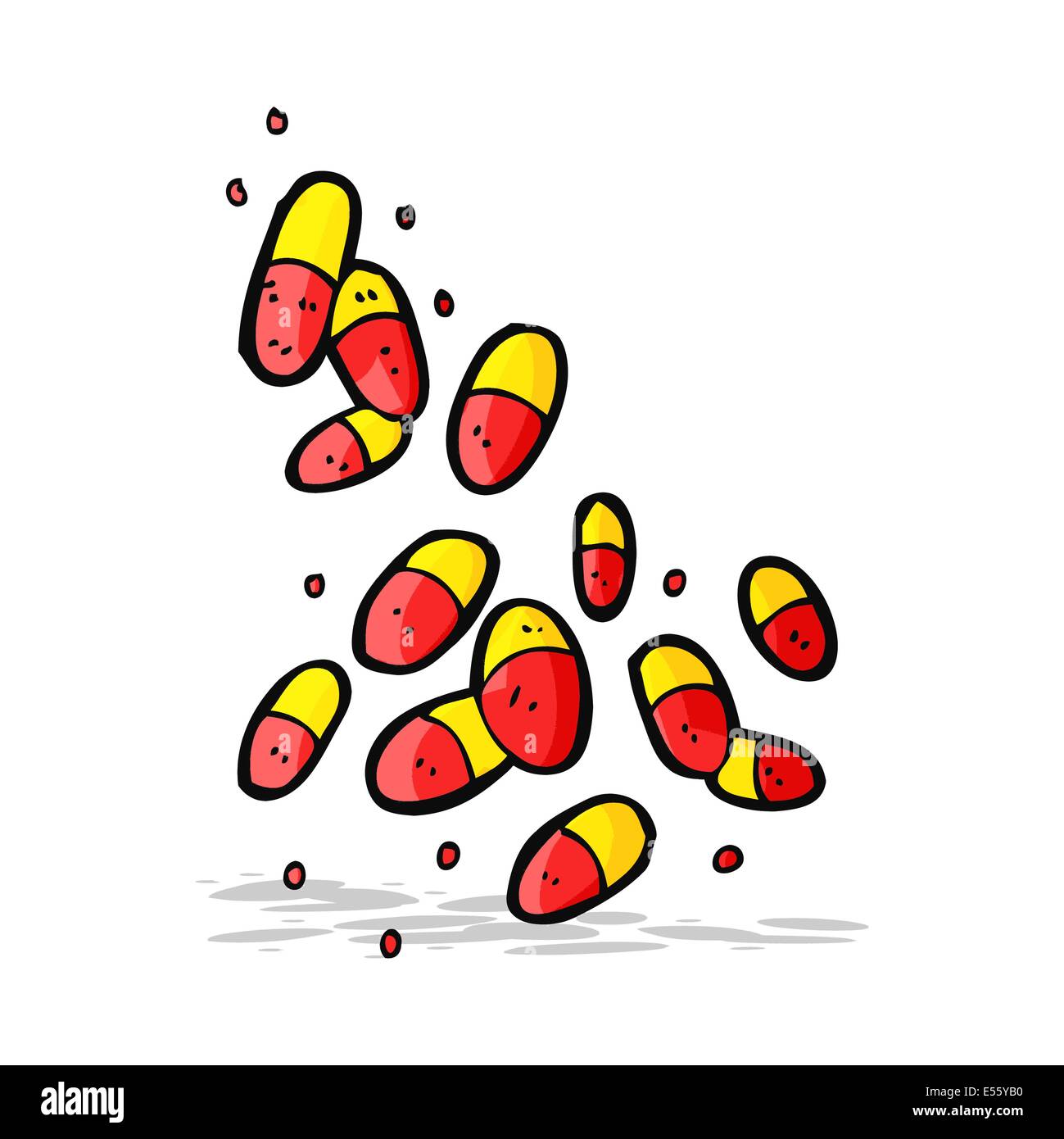 cartoon medical pills Stock Vector Image & Art - Alamy