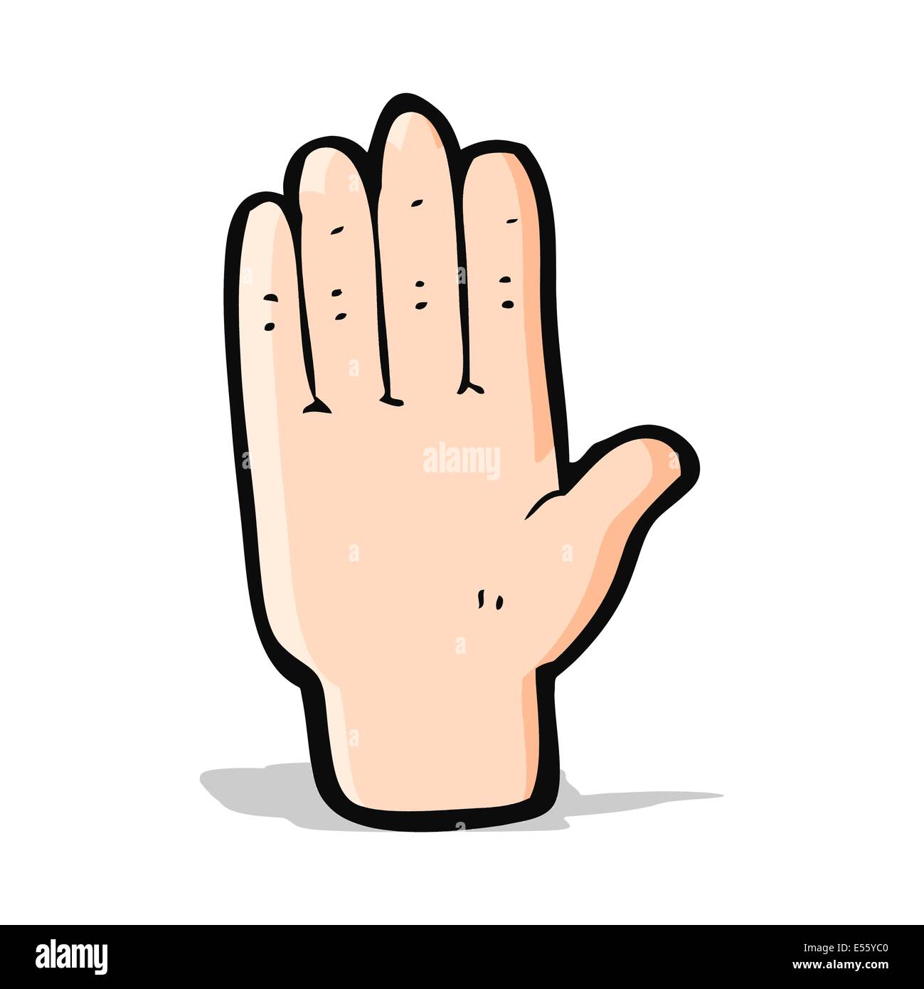 cartoon open hand Stock Vector Image & Art - Alamy