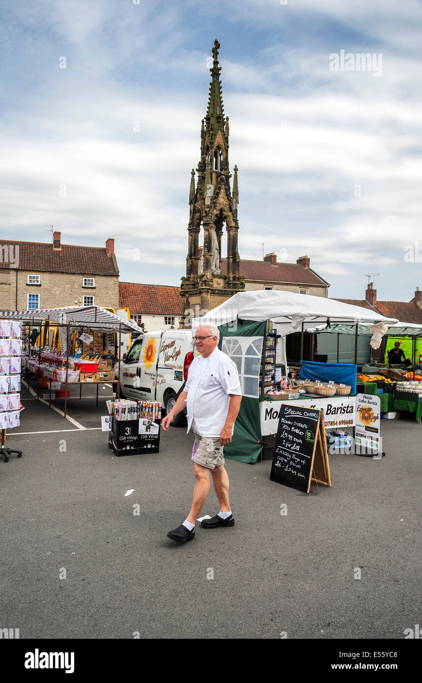 The market square in helmsley hi-res stock photography and images - Alamy