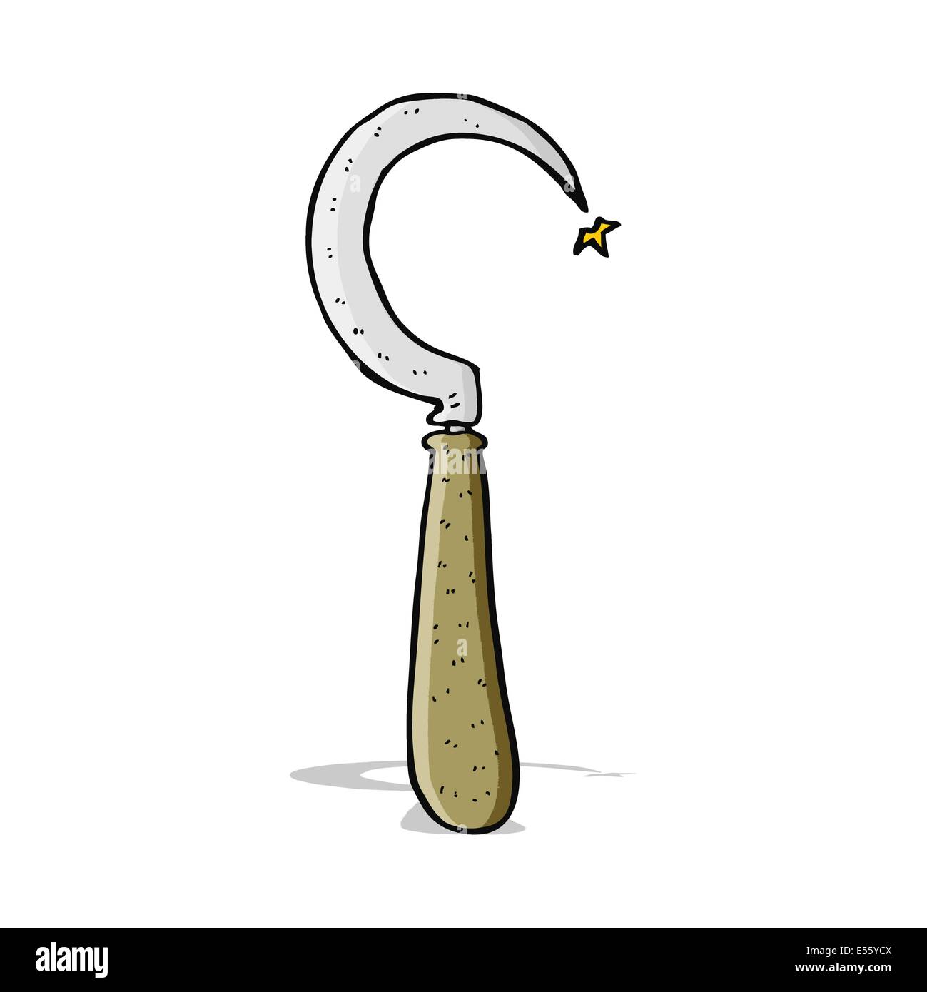 Curved sickle Stock Vector Images - Alamy