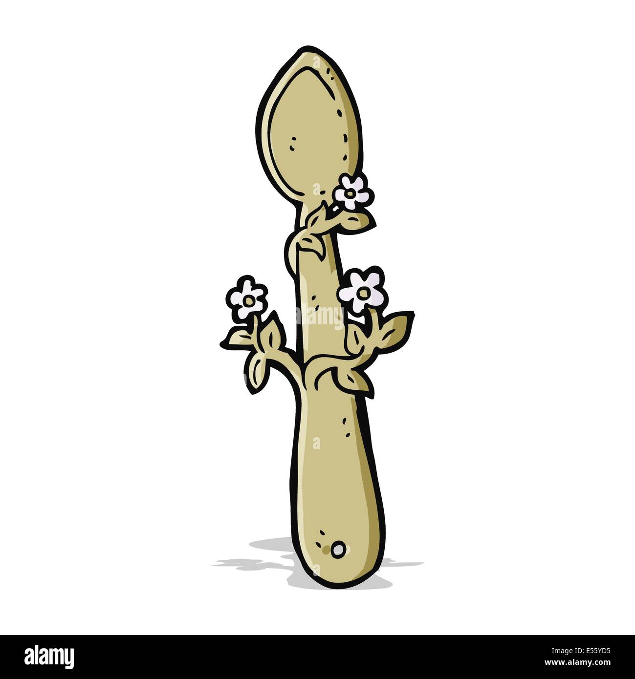 cartoon wooden spoon Stock Vector Image & Art - Alamy