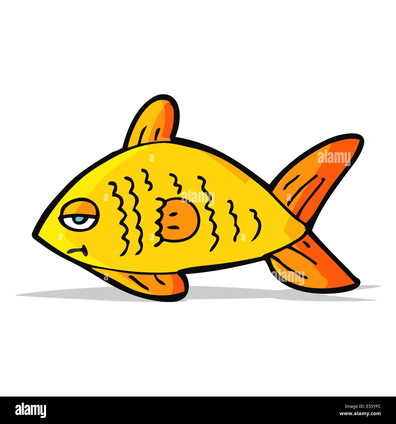 cartoon funny fish Stock Vector Image & Art - Alamy