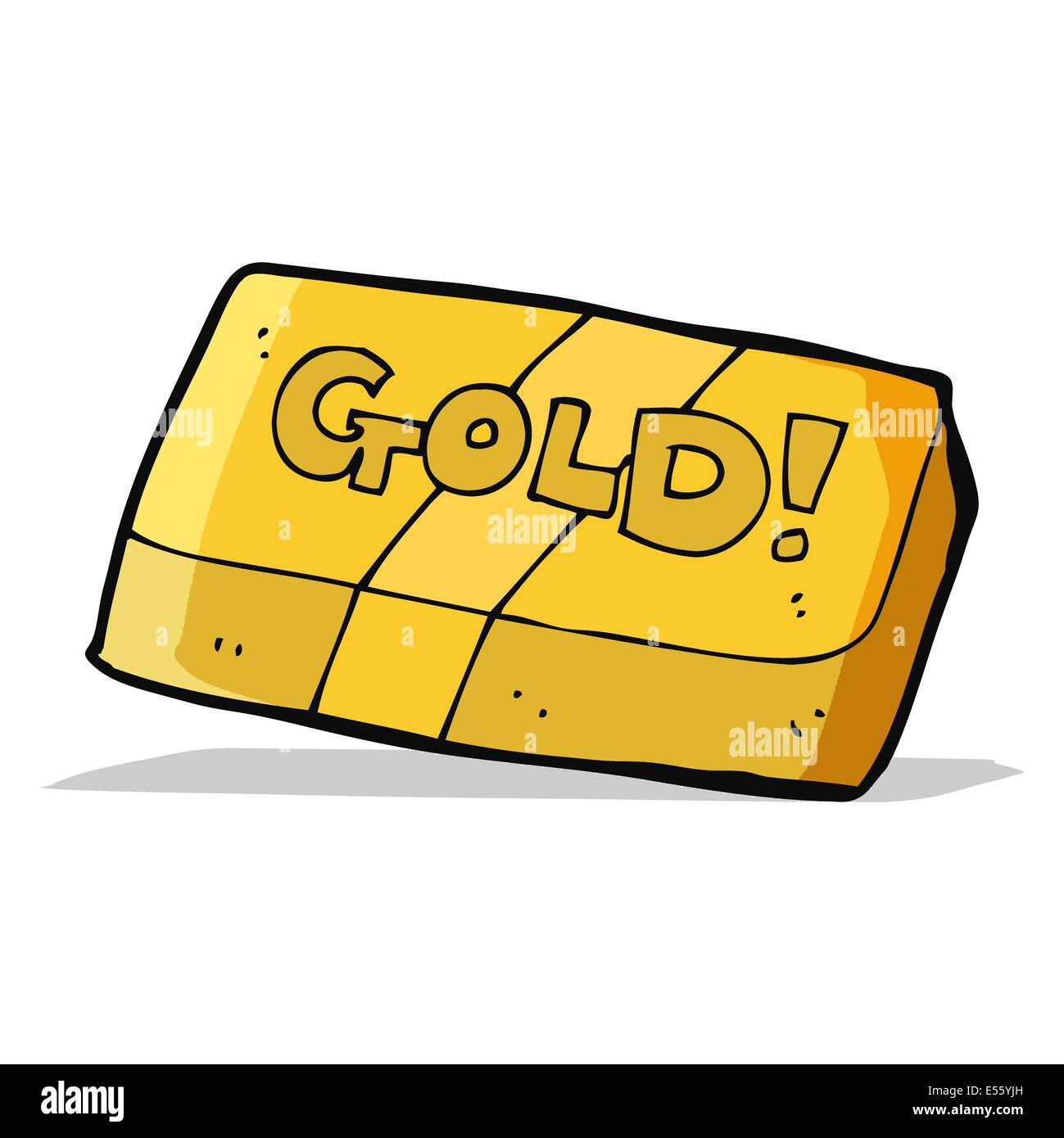 cartoon bar of gold Stock Vector Image & Art - Alamy