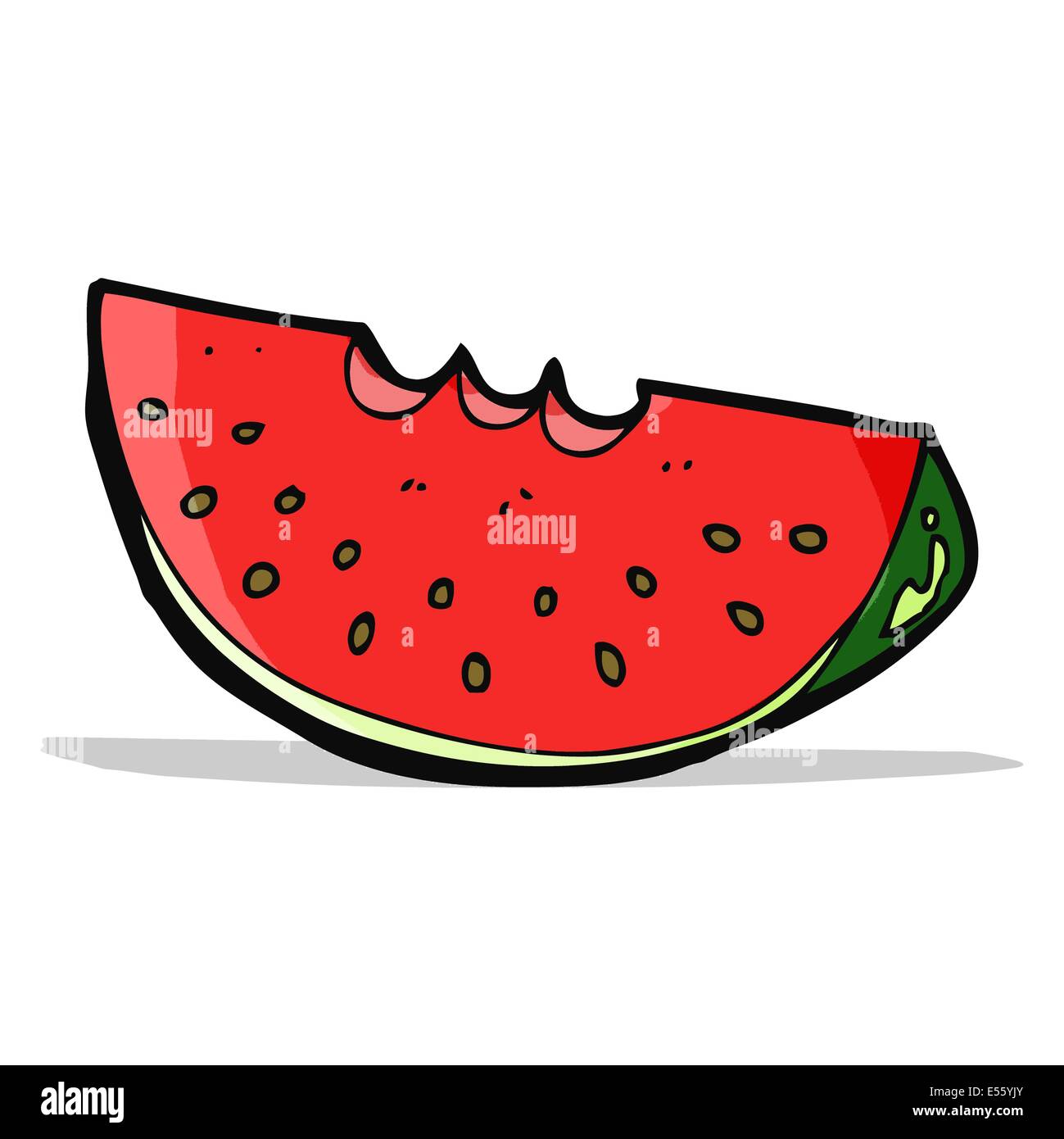 cartoon watermelon slice Stock Vector Image & Art - Alamy