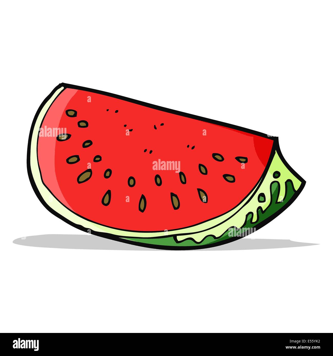 cartoon watermelon slice Stock Vector Image & Art - Alamy