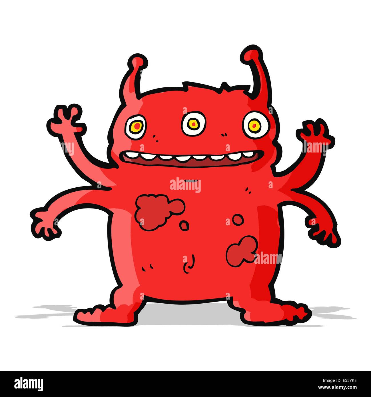 cartoon alien monster Stock Vector Image & Art - Alamy