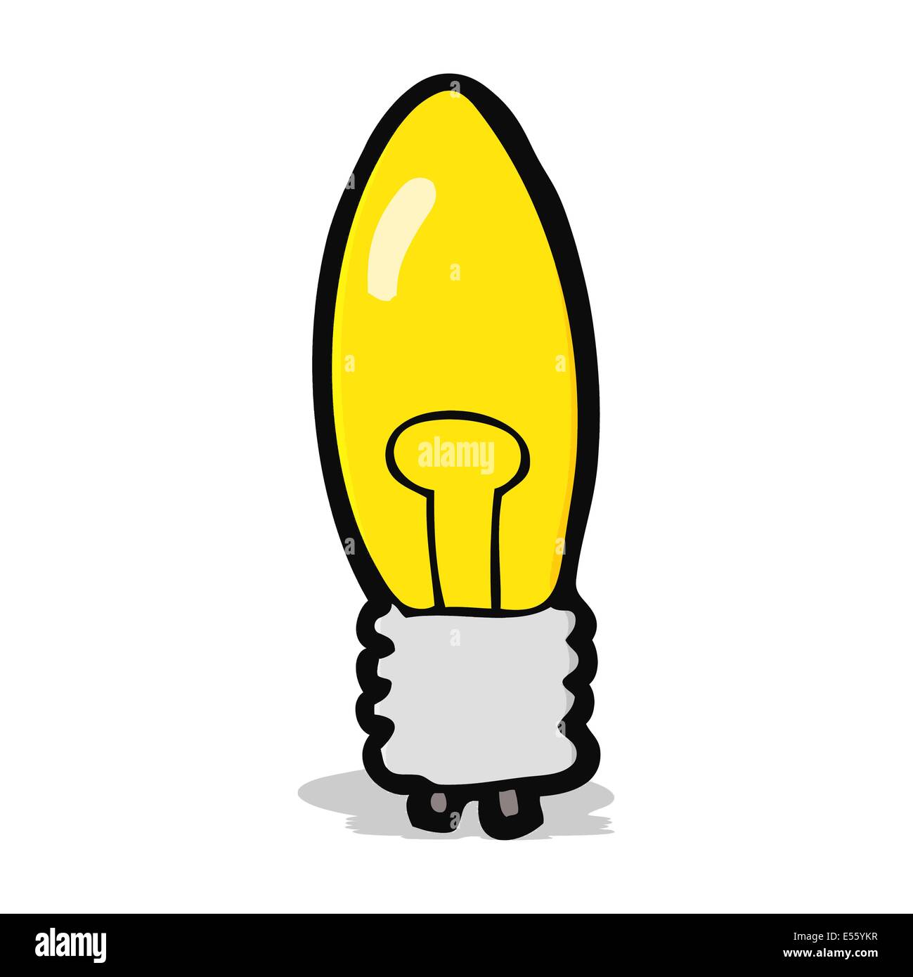 cartoon electric light bulb Stock Vector Image & Art - Alamy